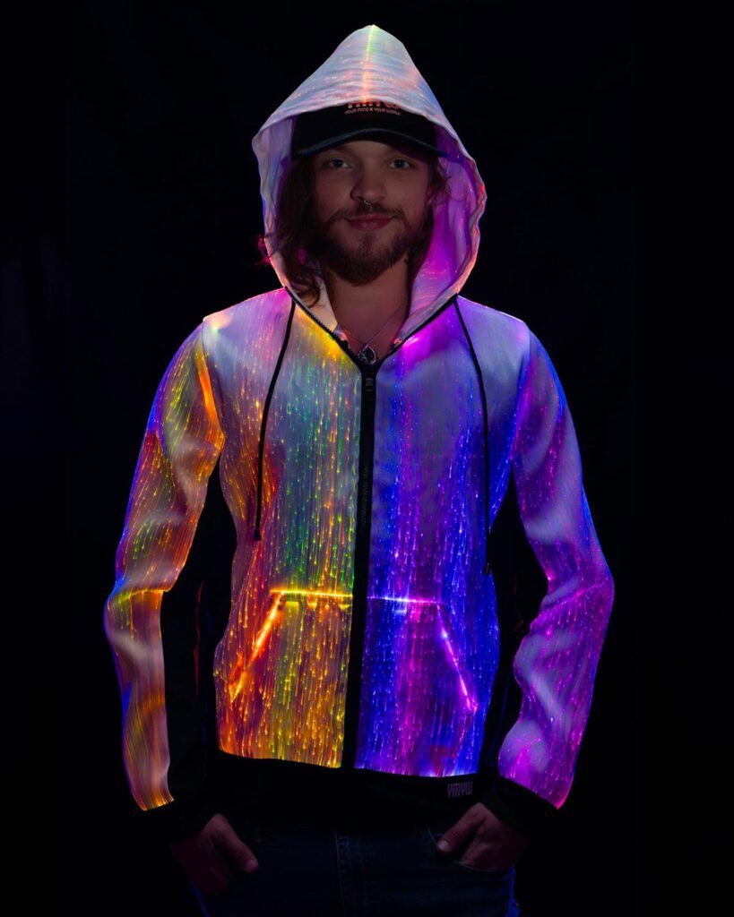 Ultimate Rave Clothing Store for Men App Controlled Light Up Gear