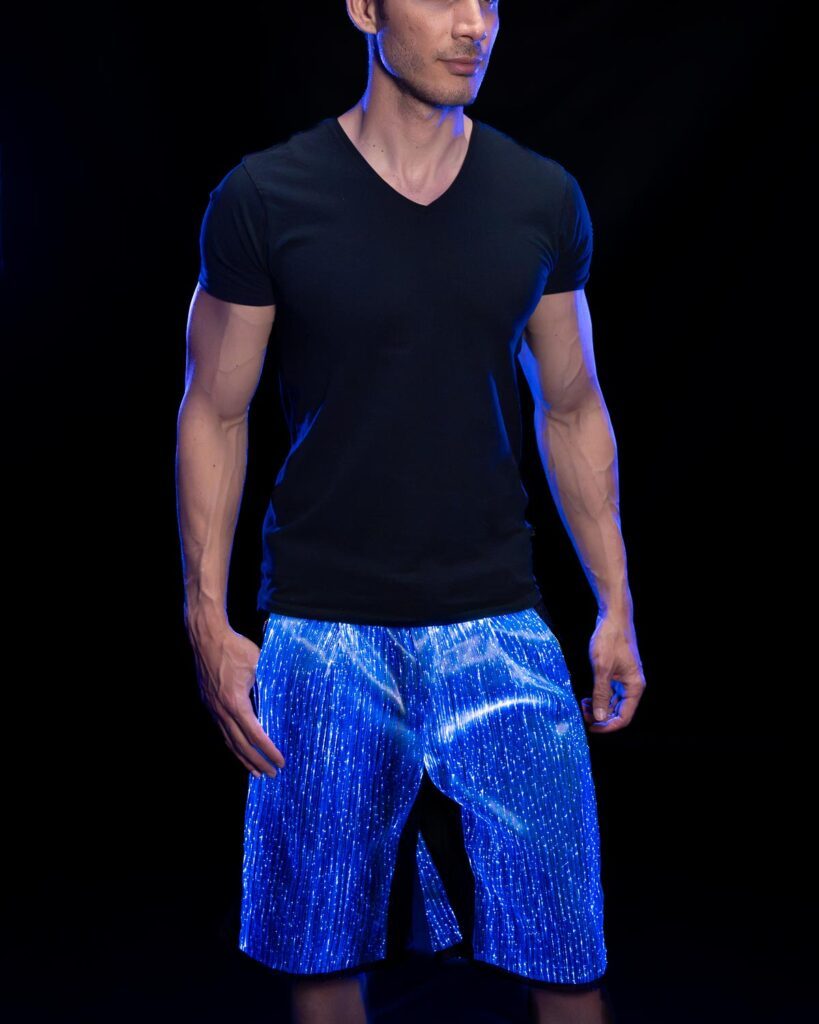 Rave Shorts | LED Light Up Fiber Optic | YMYW