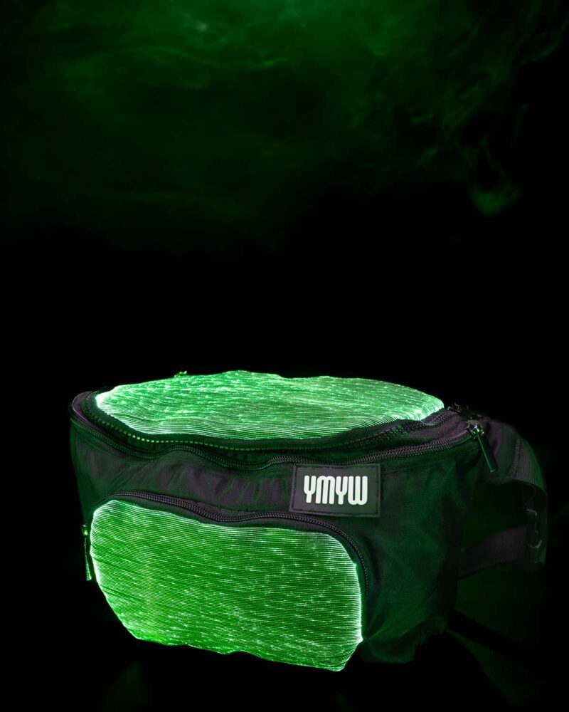 LED Light-Up Fanny Pack | YMYW Collection Black