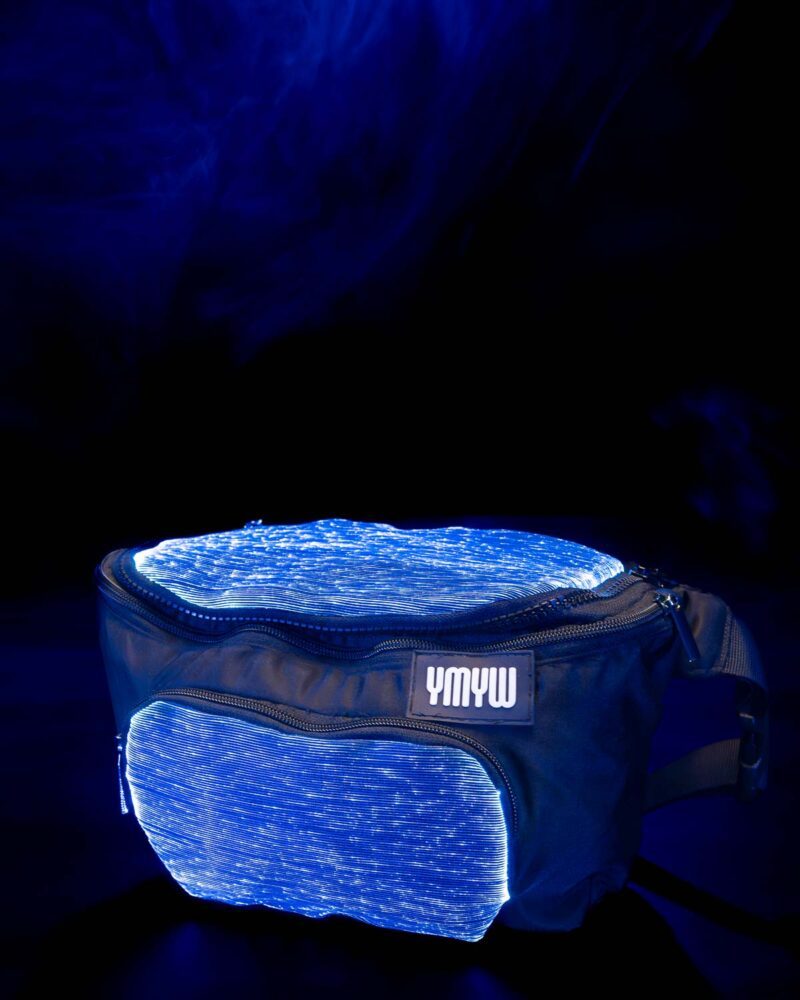 LED Light-Up Fanny Pack | YMYW Collection Black