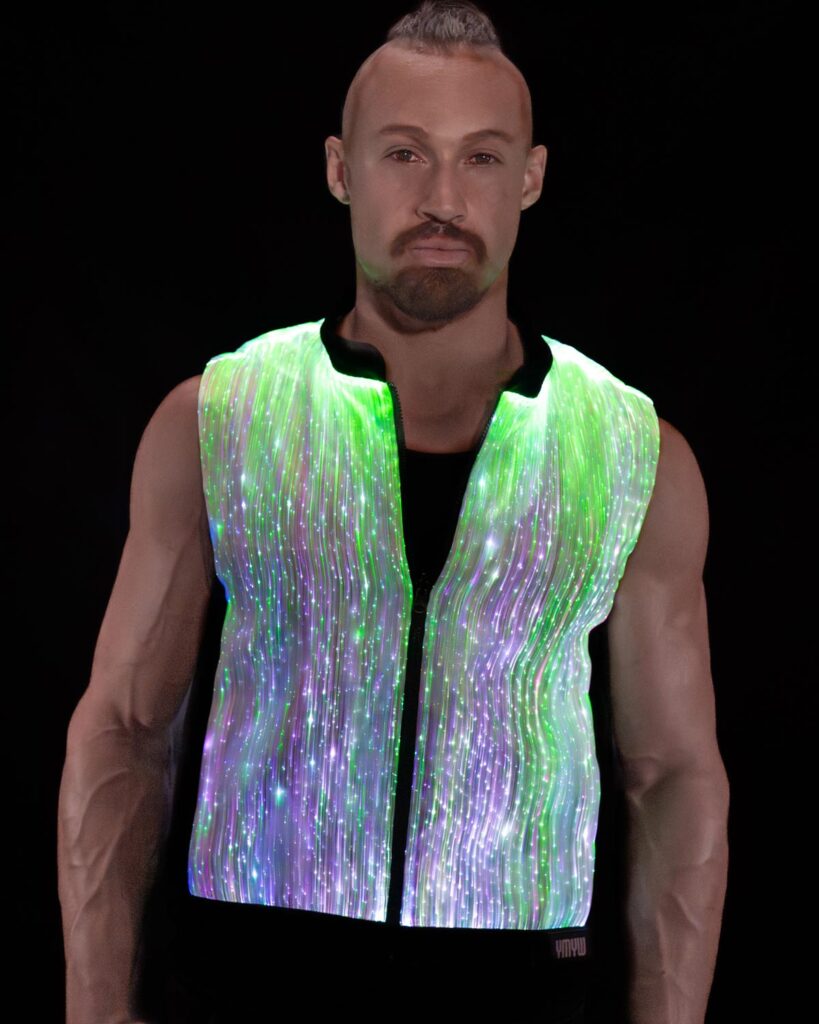 Fiber Optic LED Vest for Men | Your Mind Your World