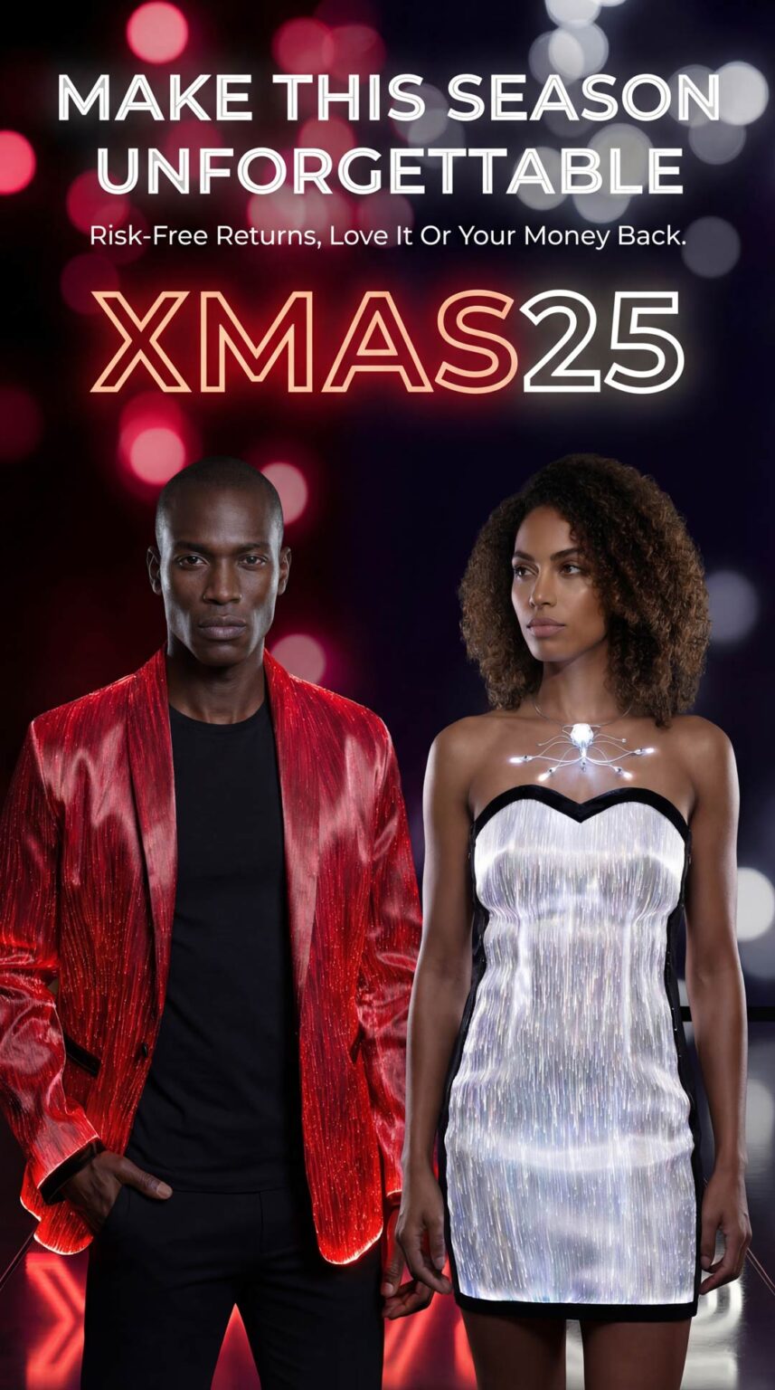 Ultimate Rave Clothing Store for Men App Controlled Light Up Gear